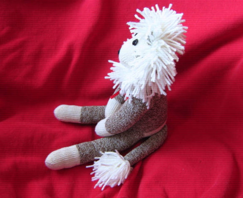 Sock Monkey Lion - Etsy