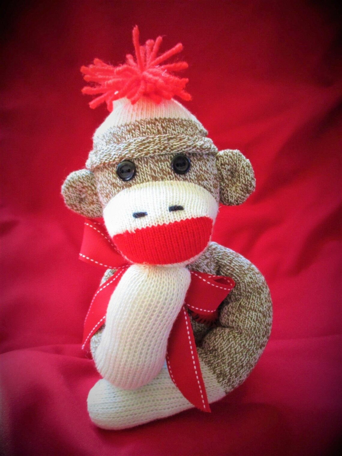Sock Monkey Classic 16 - Etsy