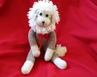 Sock Monkey Blue | Etsy