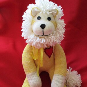 Sock Monkey Lion Leo the Bravehearted King of the Jungle - Etsy