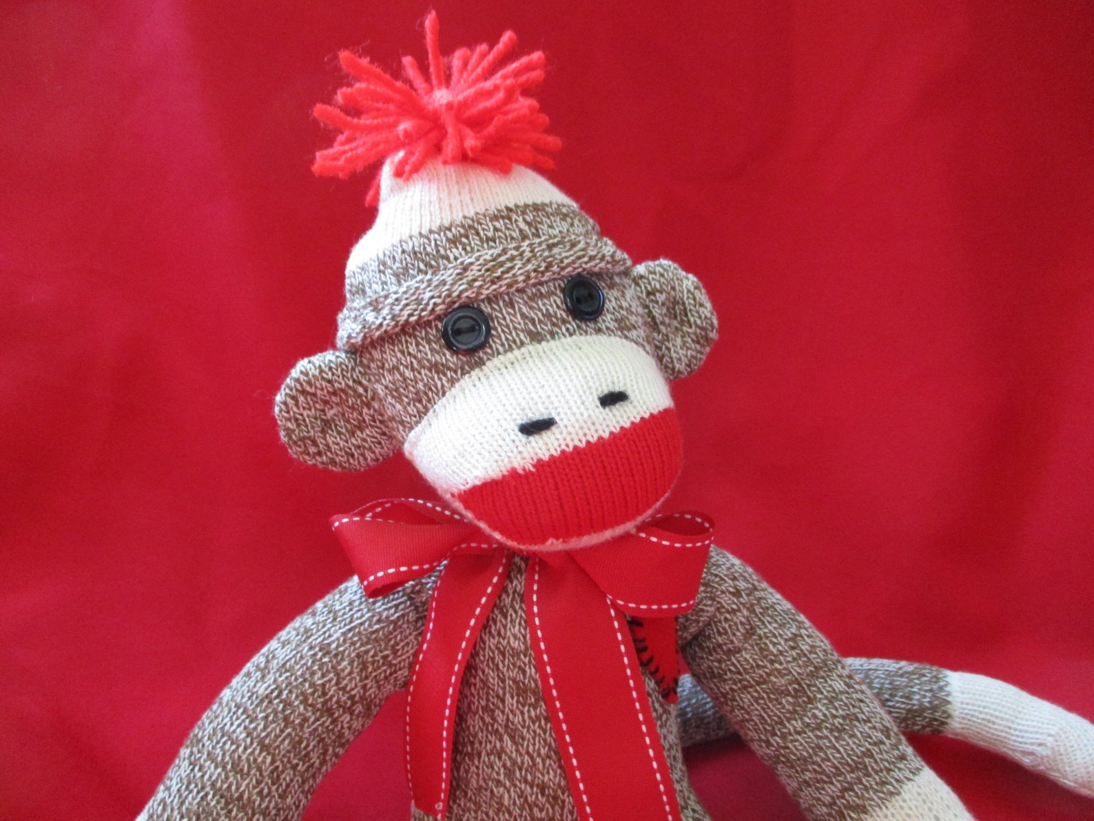 Sock Monkey Classic 16 - Etsy