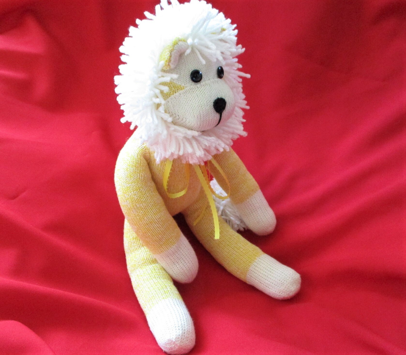 Sock Monkey Lion Leo the Bravehearted King of the Jungle - Etsy