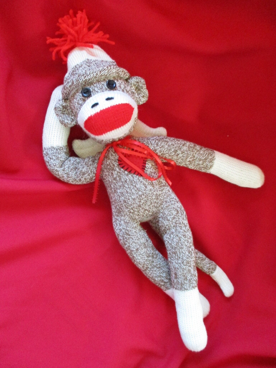 Sock Monkey Flying Monkey 16" Wizard of Oz - Etsy