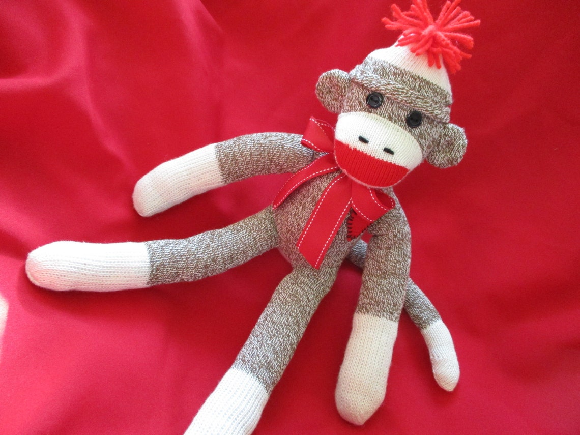 Sock Monkey Classic 16 - Etsy