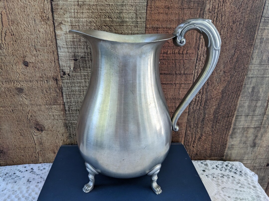 Vintage Preisner Pewter 2061 Pitcher Claw Feet Footed Pewter Pitcher ...