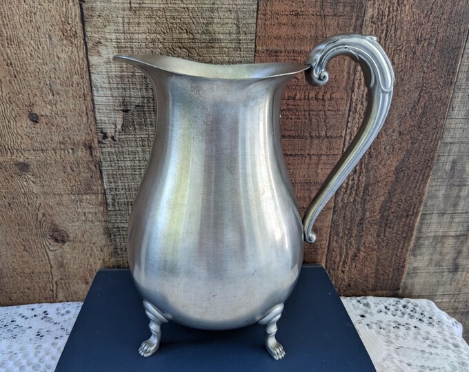 Vintage Preisner Pewter #2061 Pitcher - Claw Feet - Footed Pewter ...