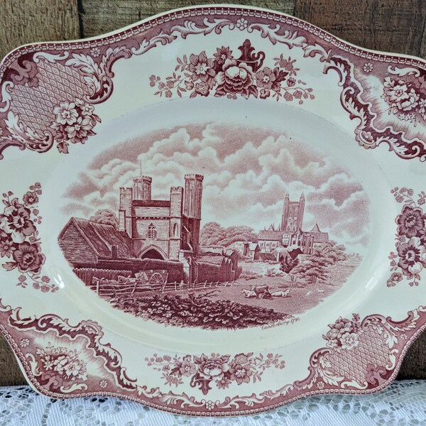 Red Transferware - Etsy