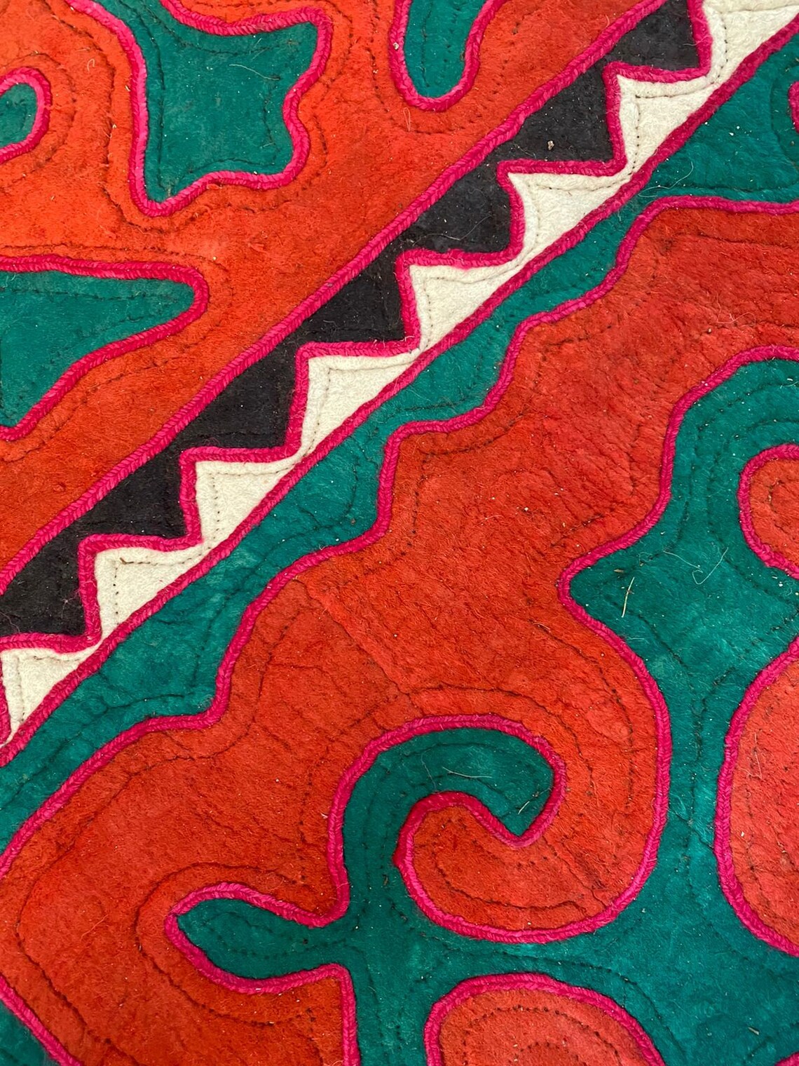 Big Old Shyrdak Kazakh and Kyrgyz Carpet Rug Vintage Old - Etsy