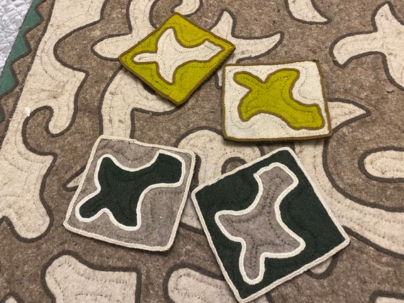 Small Shyrdak From Western Mongolia Kyrgyzstan Syrmak Felt Rug - Etsy