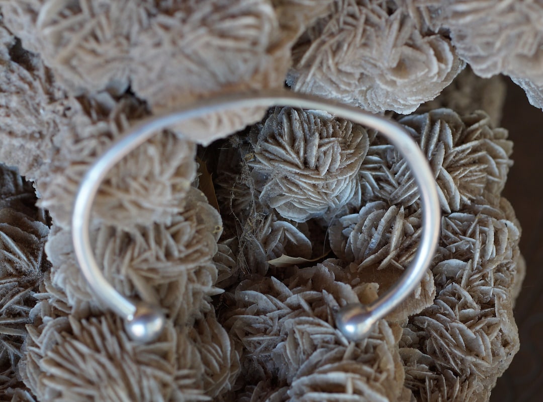 Large Sterling Silver Viking Torque Cuff Bracelet - Etsy