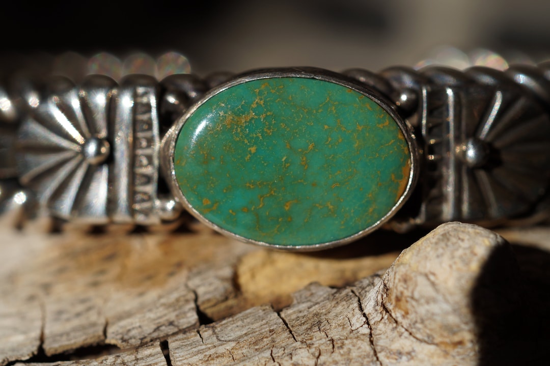 Stunning Signed 1970's David Reeves Navajo Royston Green Turquoise ...