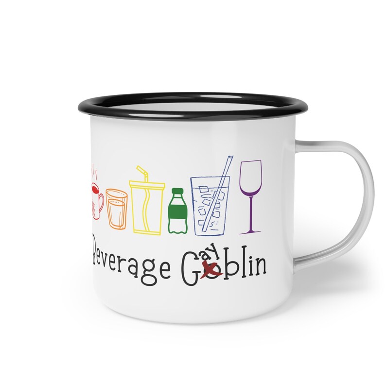 Beverage Goblin Enamel Camp Cup - Etsy