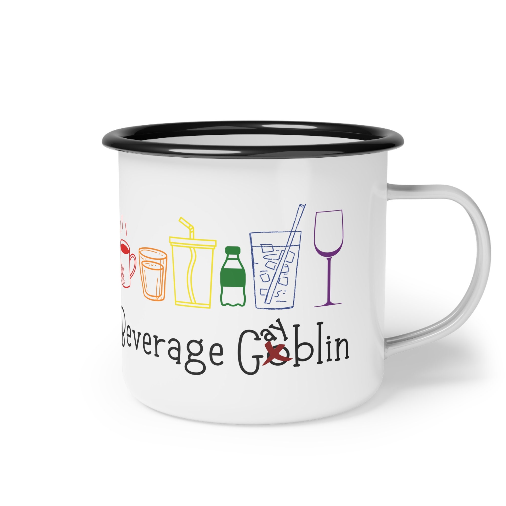 Beverage Goblin Enamel Camp Cup - Etsy