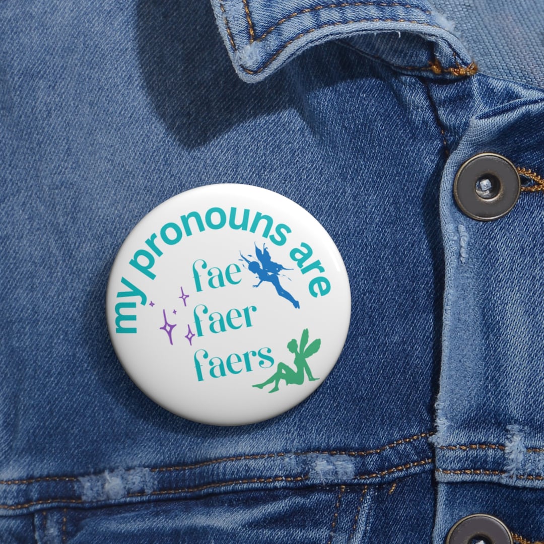 Fae/faer Neopronoun Pronoun Pin - Etsy
