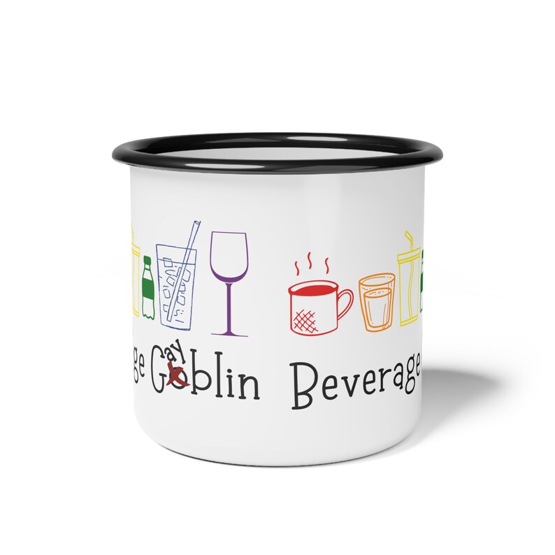 Beverage Goblin Enamel Camp Cup - Etsy