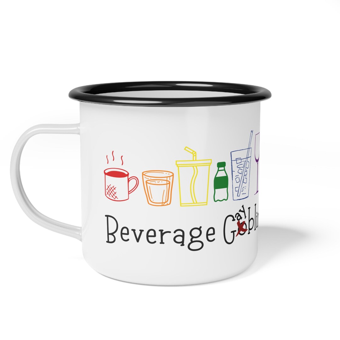 Beverage Goblin Enamel Camp Cup - Etsy