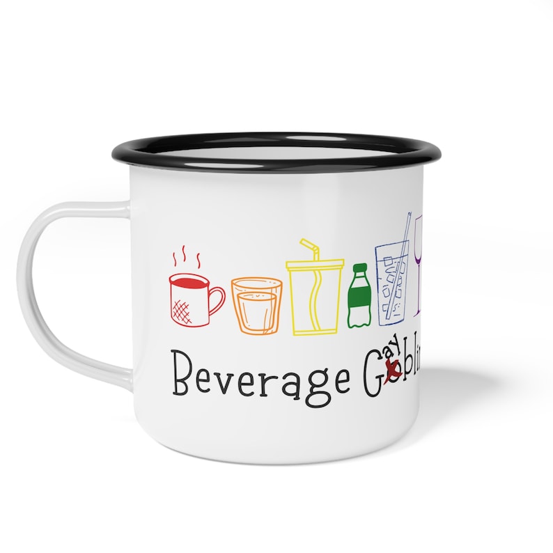 Beverage Goblin Enamel Camp Cup - Etsy