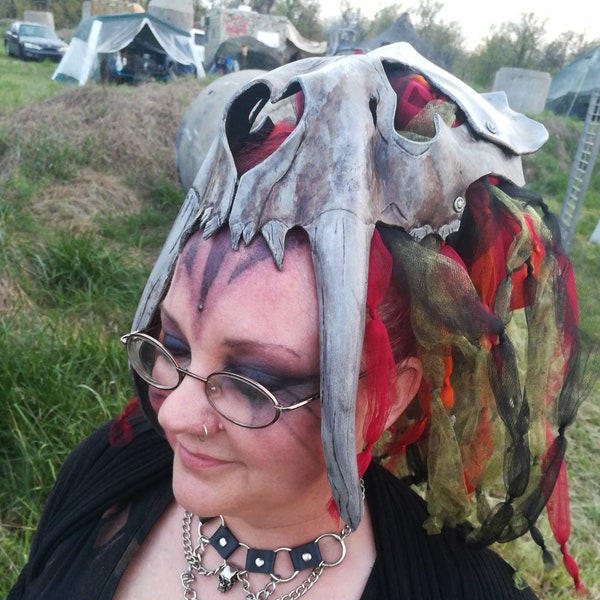 Skull Headpiece - Etsy