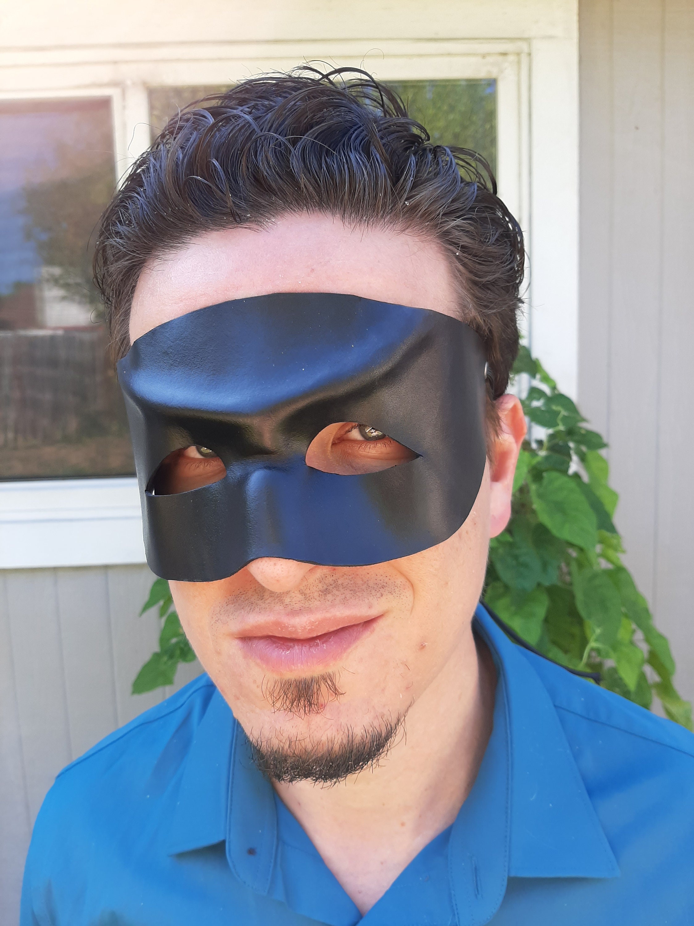 Leather Bandit Mask - Etsy