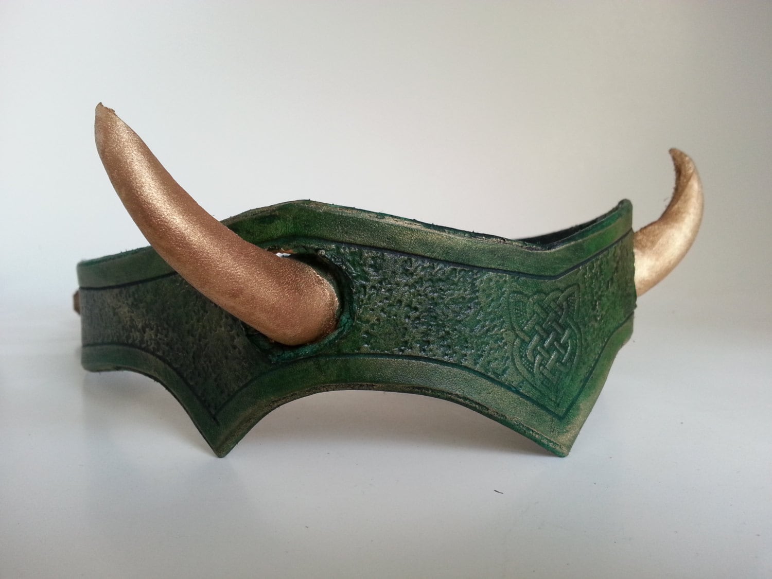 Leather Costume LARP Loki Horn Headband - Etsy