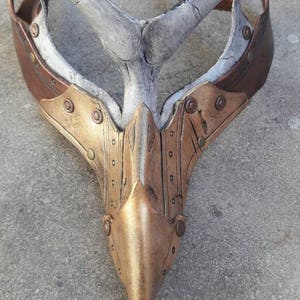 Crow Skull Leather Mask Steampunk - Etsy