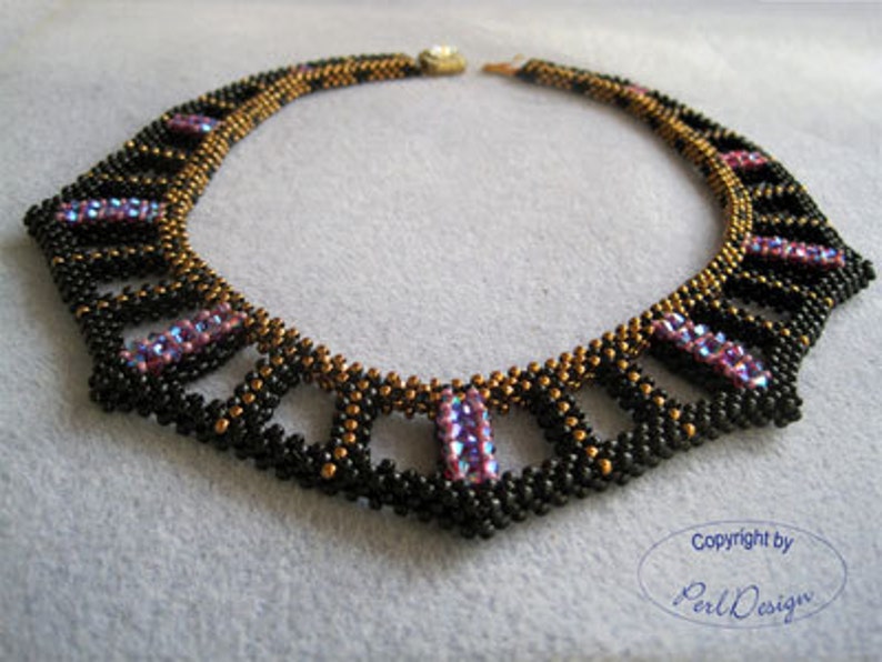 English Tutorial Necklace esmeralda PDF, Eng. - Etsy