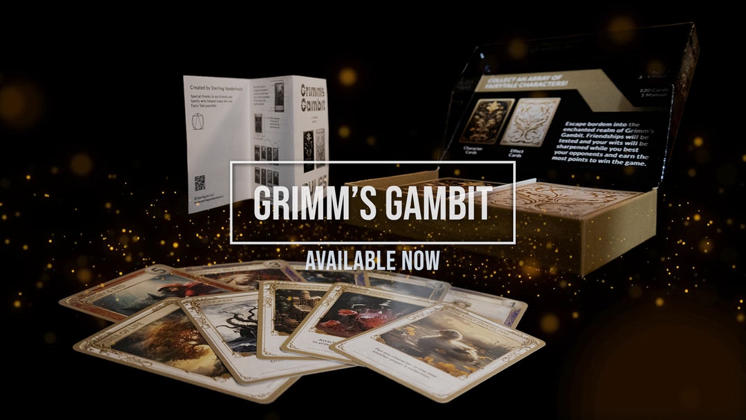Grimm's Gambit: Card Game pre-order July Release - Etsy