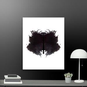 Rorschach Poster 2, Ink Blot Prints - Etsy