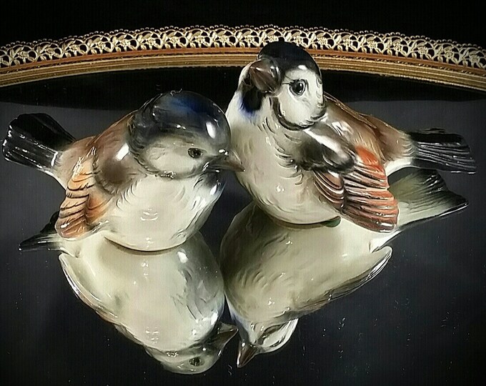 Goebel Birds Western Germany Bird Figurines Pottery Porcelain Love ...