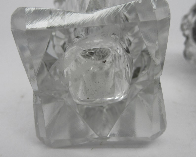 Antique Silver Cut Glass Brilliant Cut Crystal Condiment | Etsy