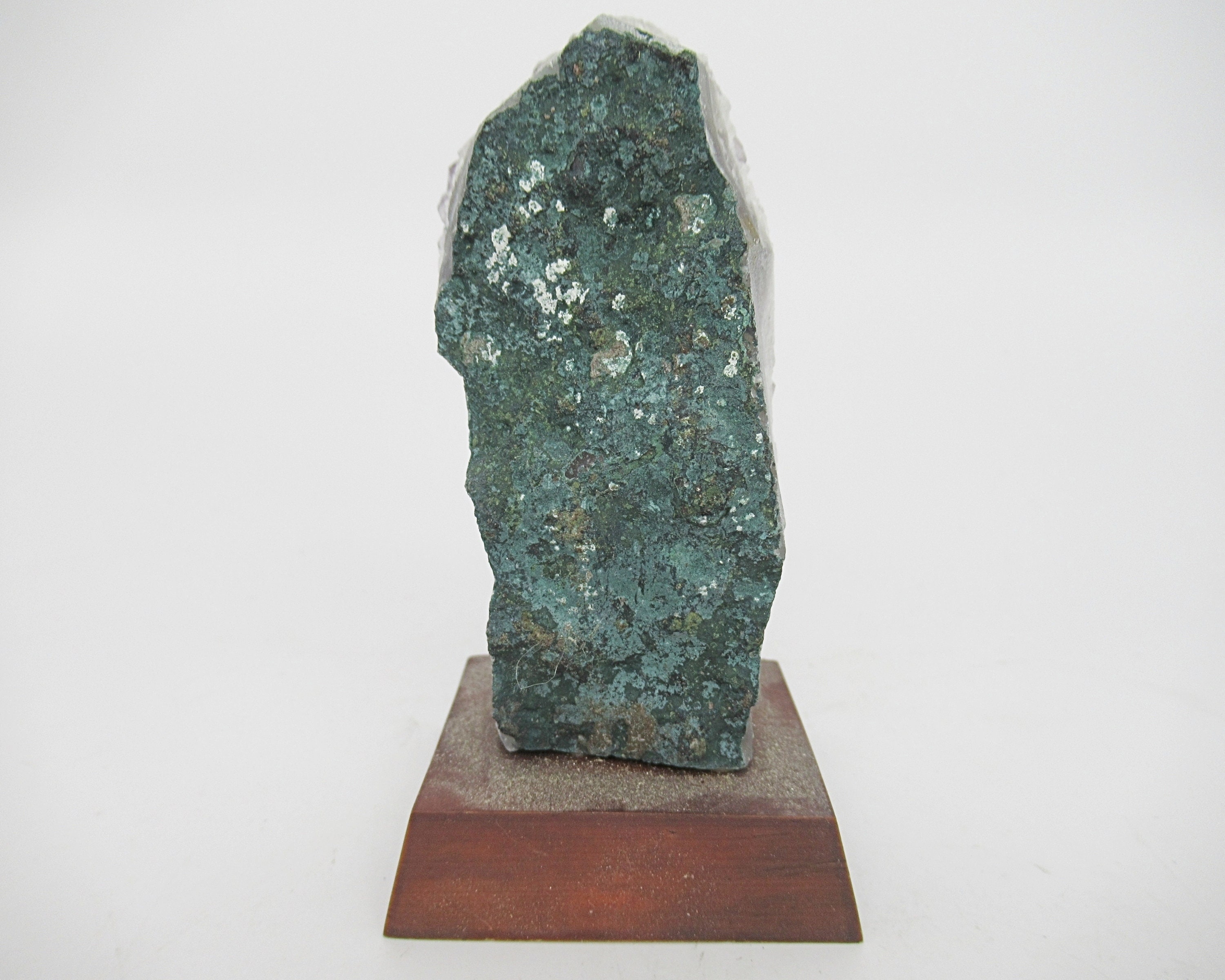 Polished Geode on stand with Amethyst Rock Samples Rock | Etsy