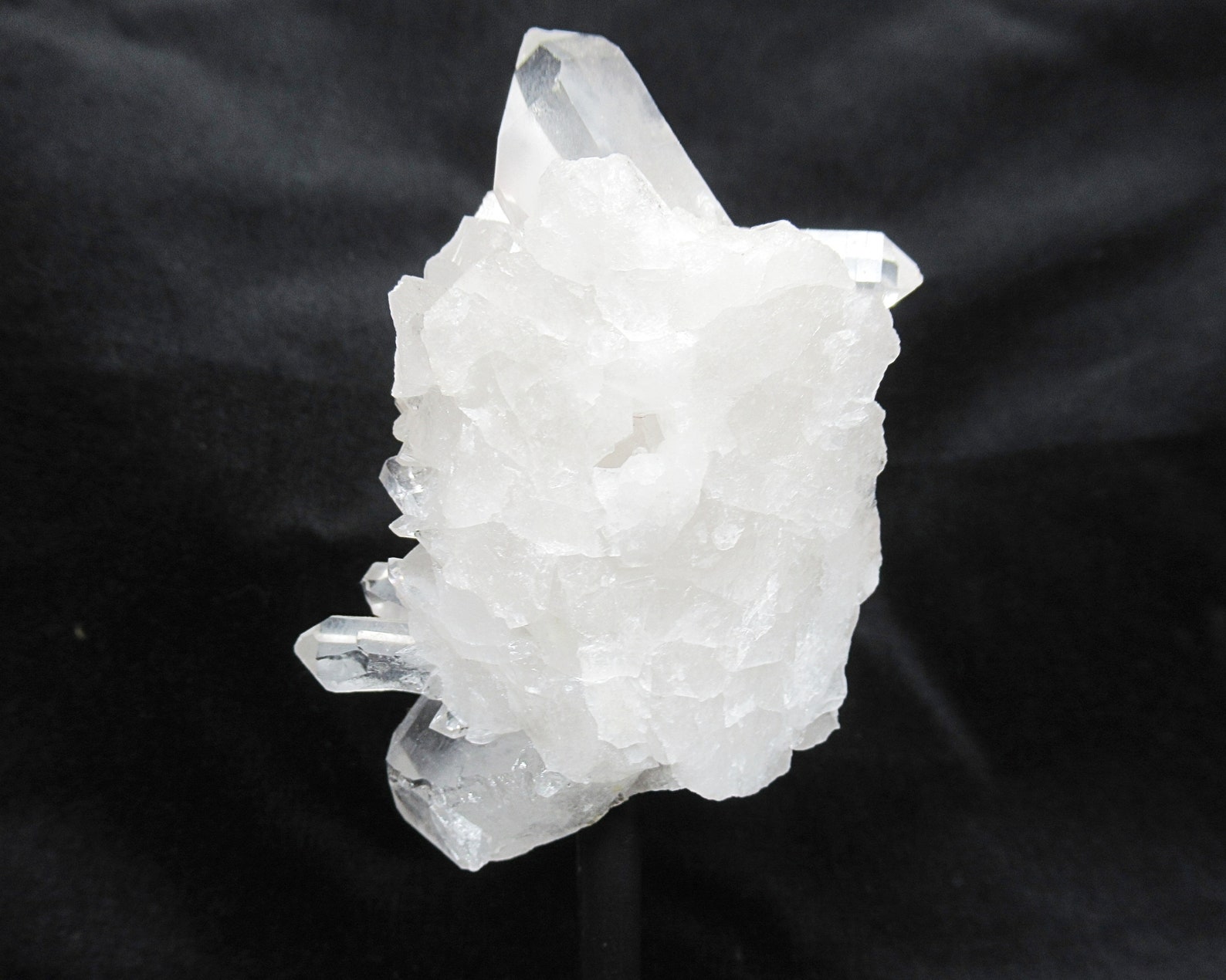 Multiple Quartz Crystal on Stand With Amethyst Rock Samples - Etsy