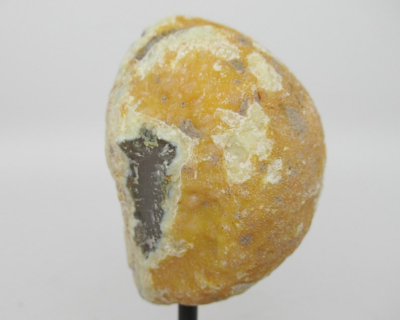 Polished Geode on Stand With Amethyst Rock Samples Rock - Etsy