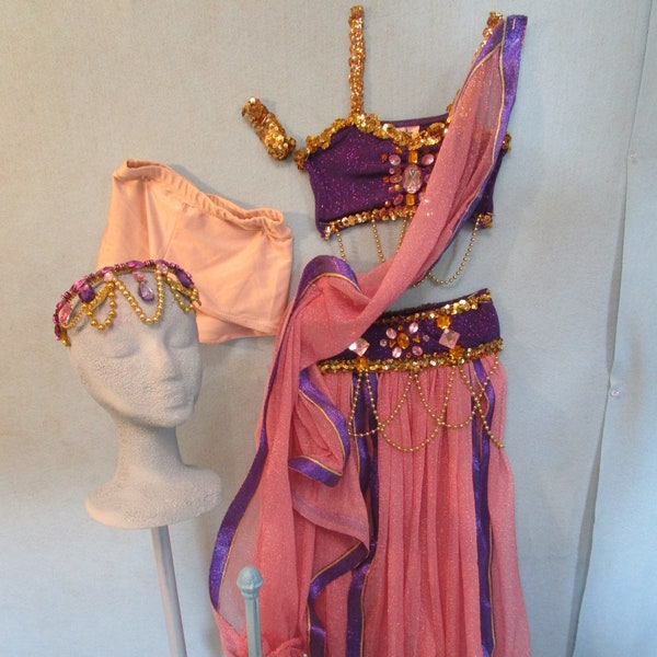 Aladdin Genie Dance Costume - Etsy Aladdin Genie Dance Costume - Etsy