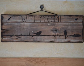 Welcome To Our Den sign-Welcome Handmade wooden signs for your
