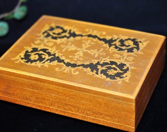 Inlay jewelry box | Etsy