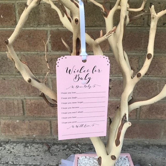 Ballerina Themed Baby Shower Wish Tree - Etsy
