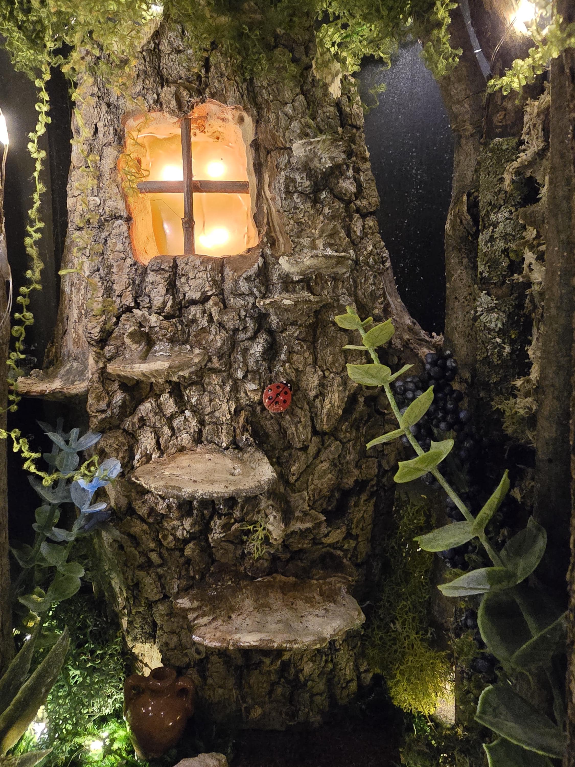 Completed Forest Path Book Nook, Forest Book Shelf Decor, Miniatures ...