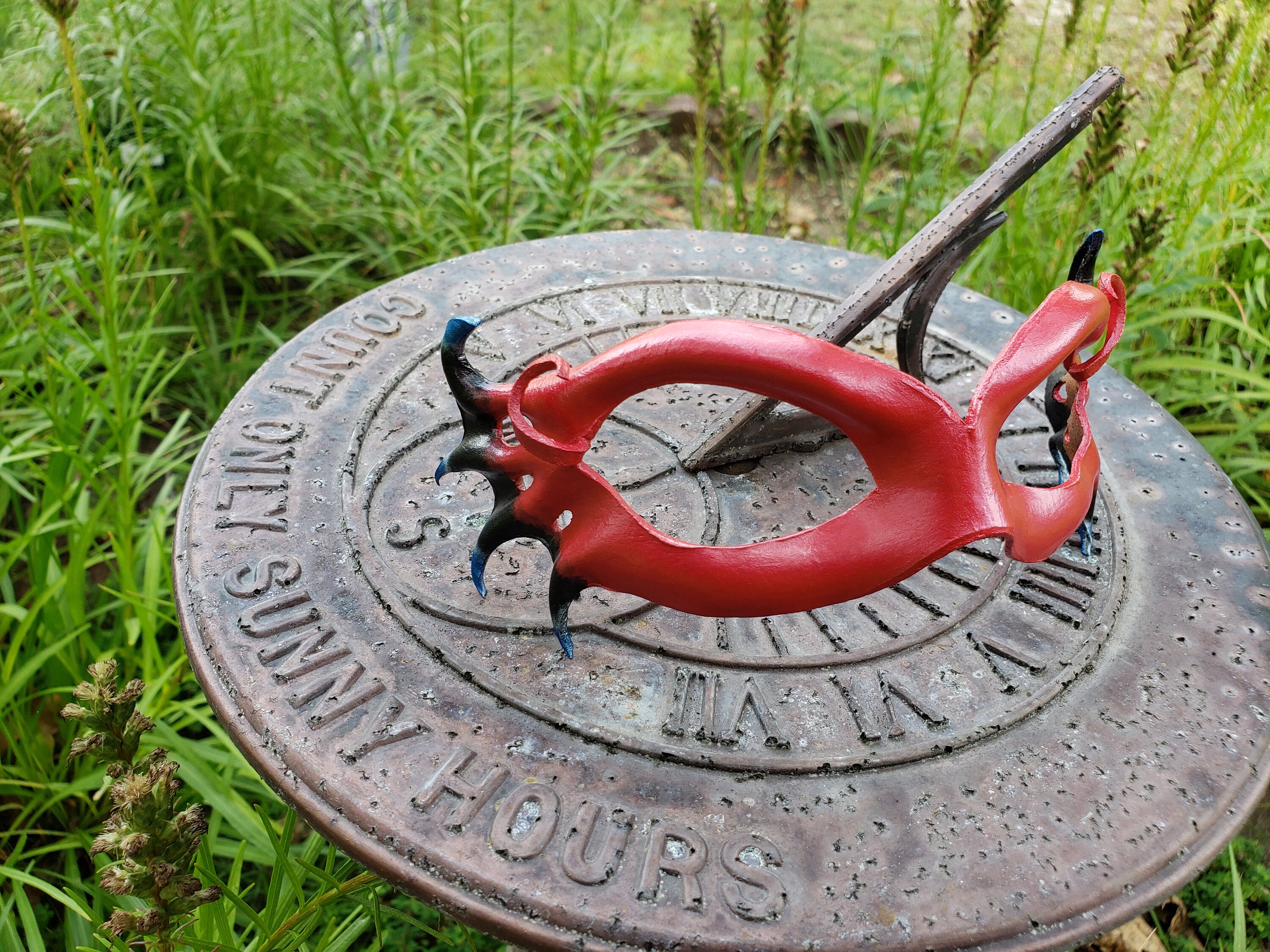 Sprite: Red Dart (hand-painted Leather Mask) - Etsy