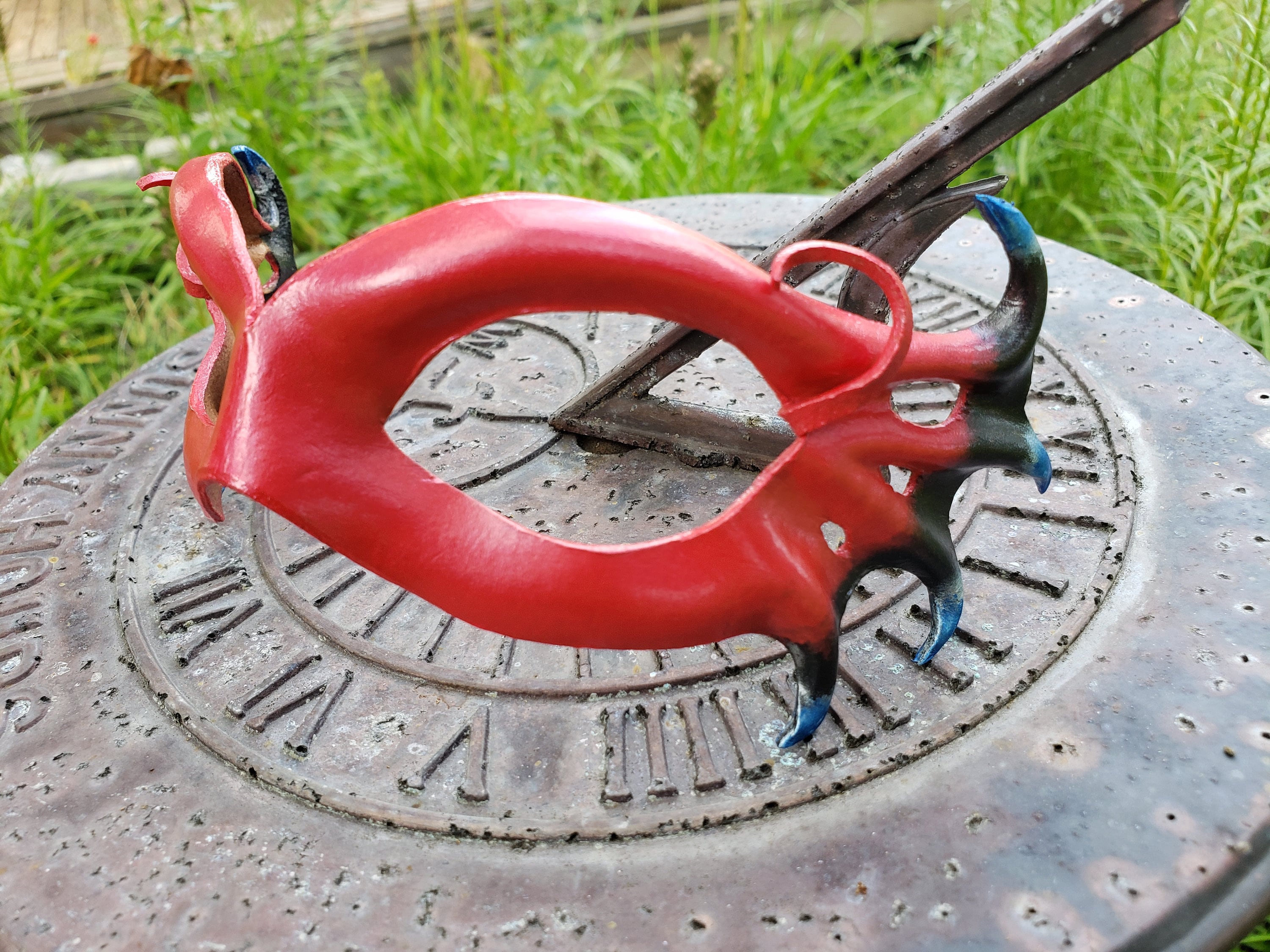 Sprite: Red Dart (hand-painted Leather Mask) - Etsy