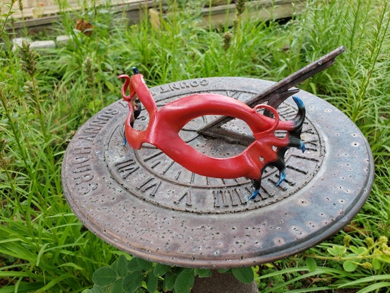 Sprite: Red Dart hand-painted Leather Mask | Etsy