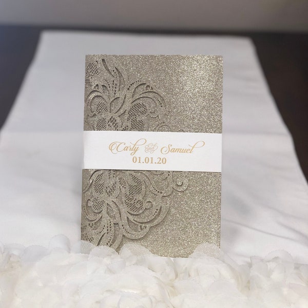 Damask Invitations - Etsy