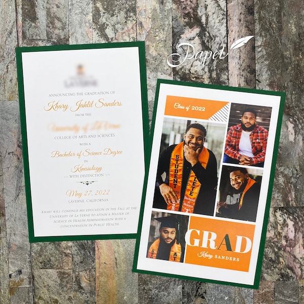 Masters Degree Graduation Party Invitation - Etsy