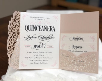 Quinceanera invitation spanish | Etsy