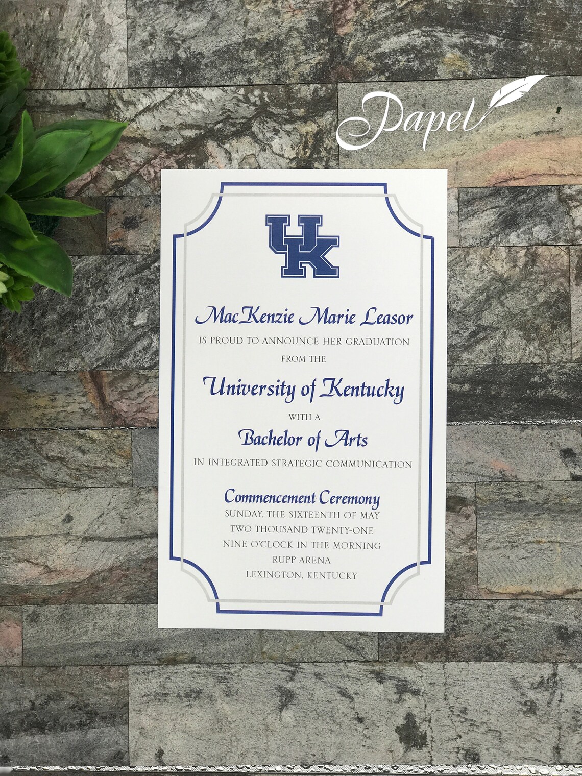 College Graduation Invitations or Announcements University of - Etsy