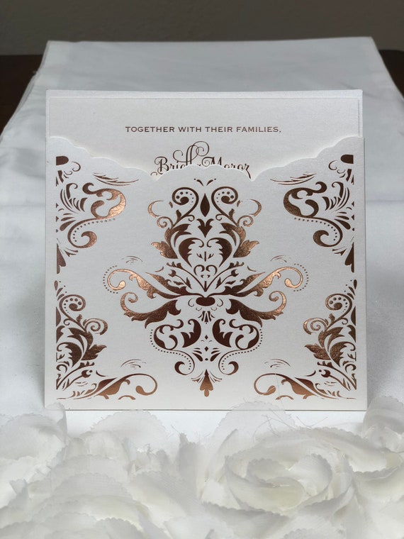 Laser Cut Wedding Invitations Kit