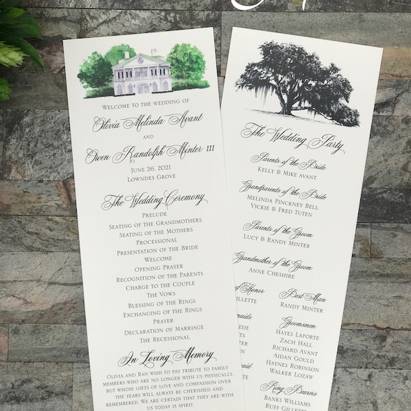 Unique Wedding Programs - Etsy