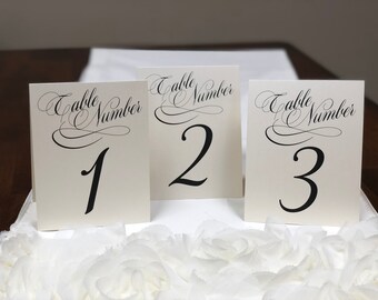 Gala Table Numbers - Etsy