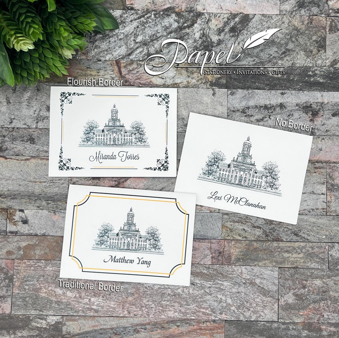 Baylor University Graduation Thank You Cards: Custom Pat Neff Hall ...