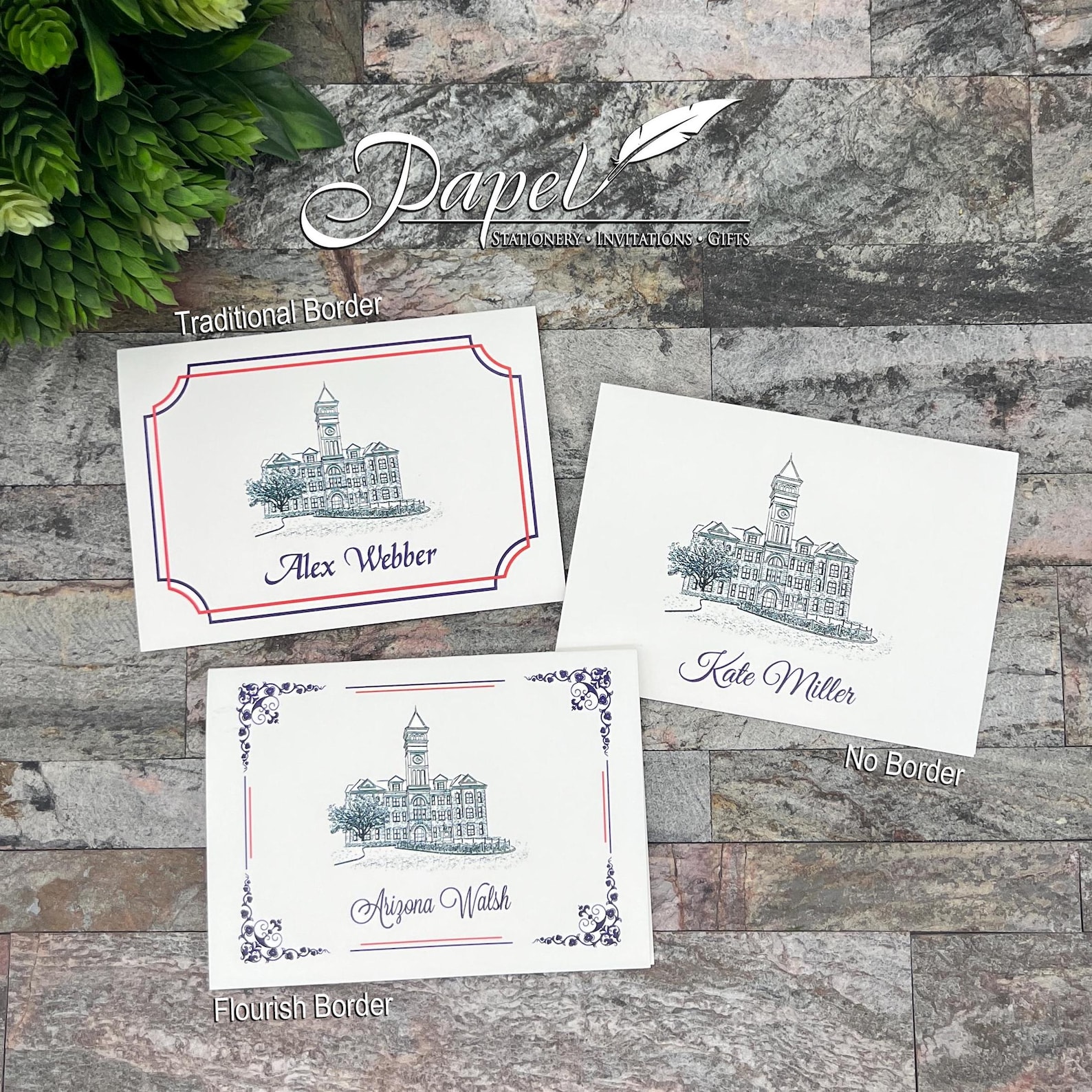 Clemson University Graduation Thank You Cards: Tillman Hall Sketch - Etsy